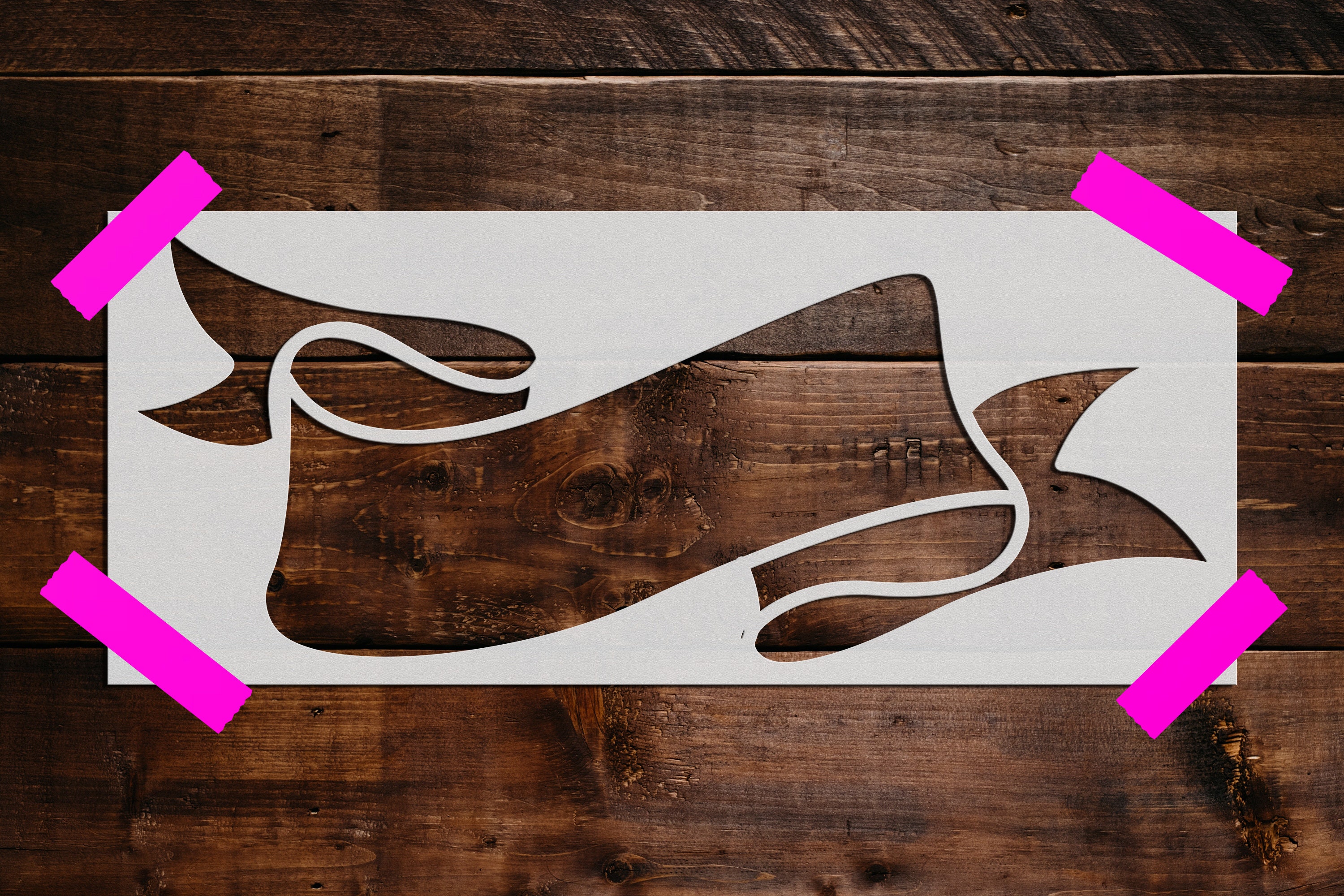 Banner Stencil Reusable Banner Stencil Art Stencil DIY - Etsy