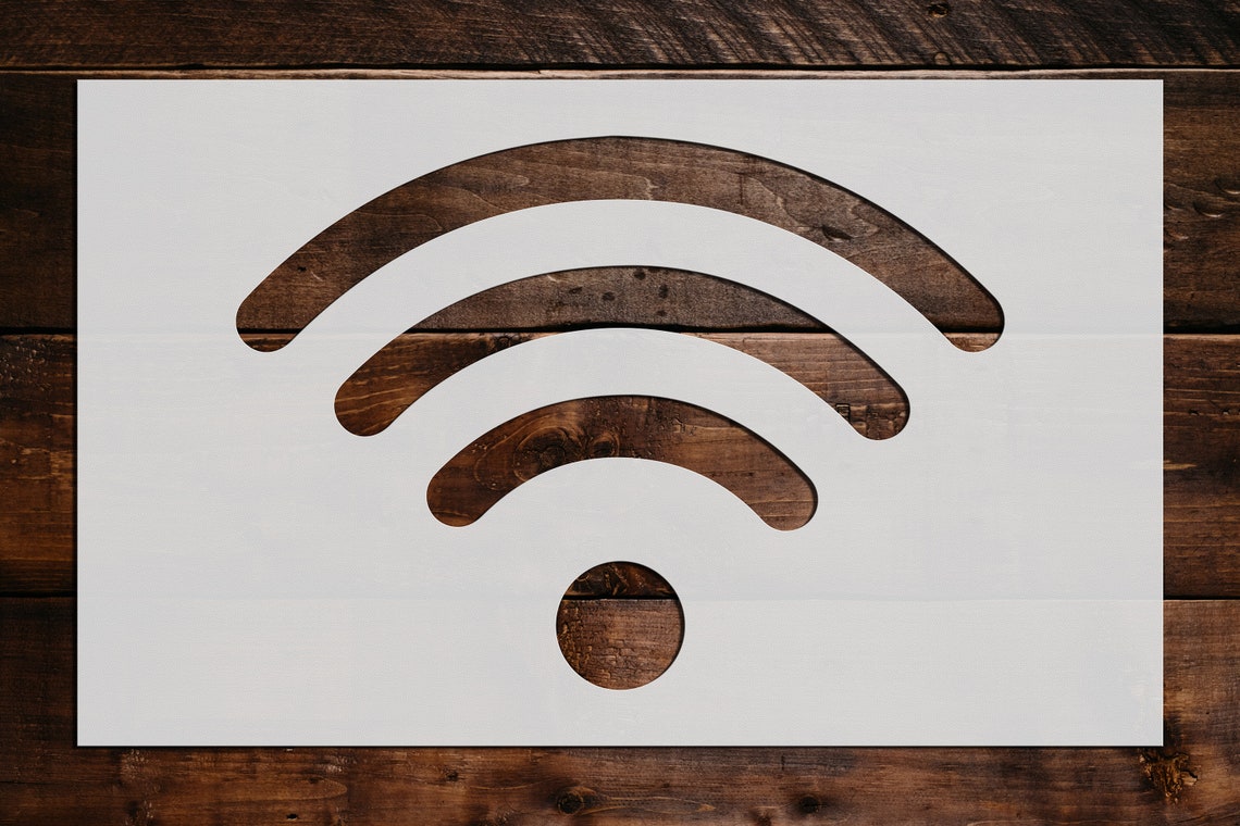 Wifi Stencil Reusable Wifi Stencil Art Stencil DIY Craft - Etsy
