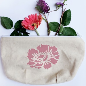 Peony Flower Stencil - Reusable Peony Flower Stencil - Art Stencil ...
