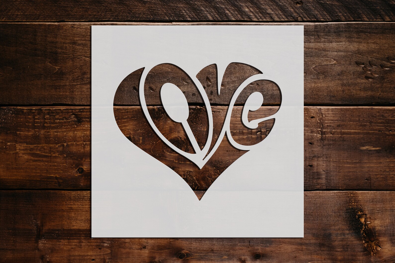 Love Heart Stencil Reusable Love Heart Stencil Art Stencil - Etsy