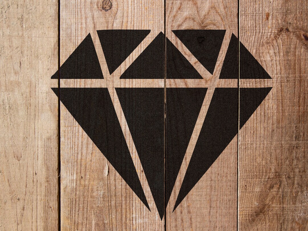 Diamond Stencil - Reusable Diamond Stencil - Artstencil - DIY Craft ...