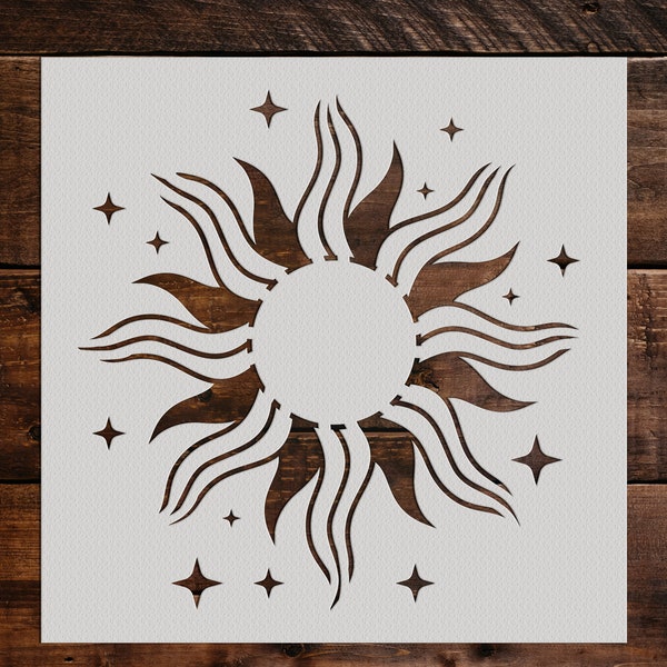 Sun Stencil - Etsy