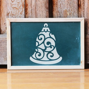 Christmas Bell Stencil, Reusable Christmas Bell Stencil, Art Stencil ...