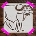 Ox Stencil, Reusable Ox Stencil, Art Stencil - DIY Craft Stencil ...