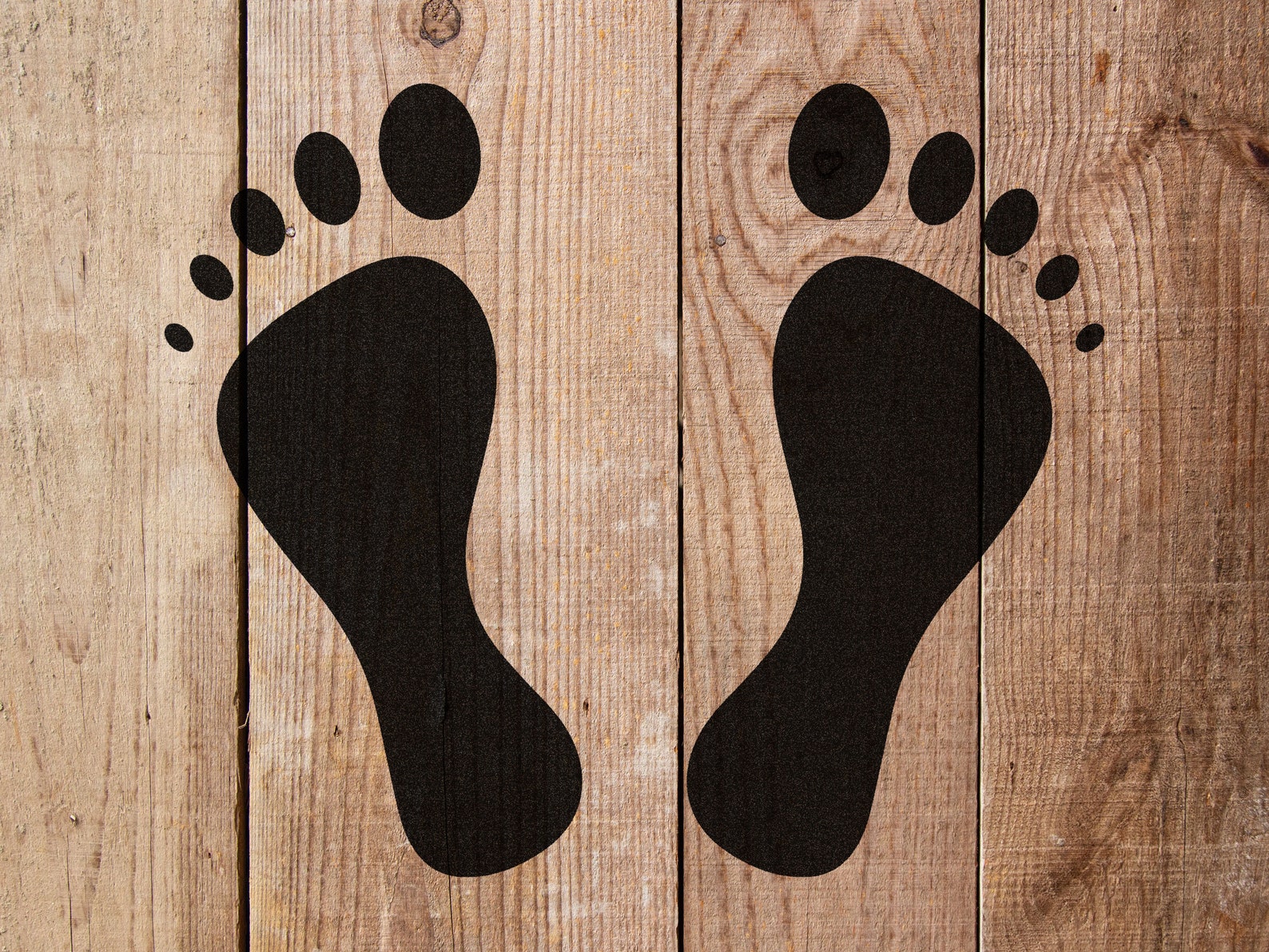 Foot Print Stencil, Reusable Foot Print Stencil, DIY Crafts, Large Foot ...