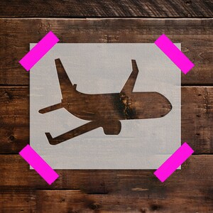 Airplane Stencil, Reusable Airplane Stencil, DIY Craft Stencil, Large ...