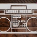 Radio Stencil Reusable Radio Stencil DIY Craft Stencil | Etsy