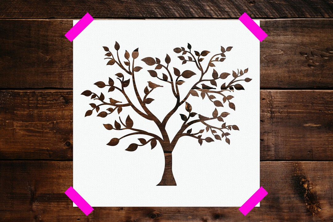 Tree of Life Stencil, Reusable Tree Stencil, Art Stencil, DIY Craft ...
