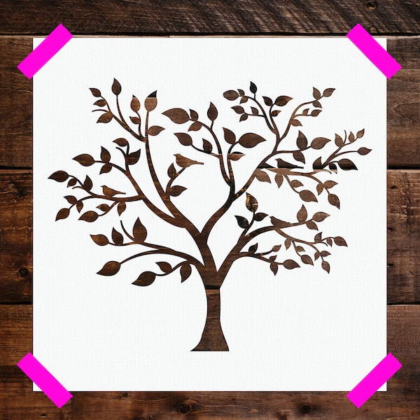Tree Wall Stencils - Etsy