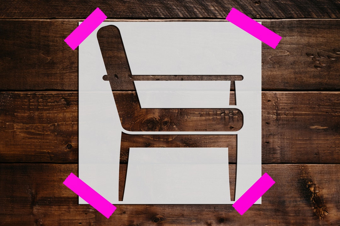 Chair Stencil, Reusable Chair Stencil, Art Stencil, DIY Craft Stencil ...