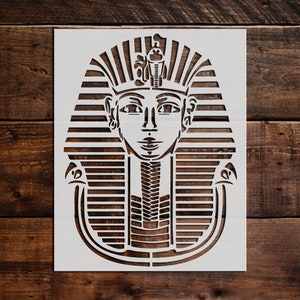 Egyptian Pharaoh Stencil, Reusable Egyptian Pharaoh Stencil, DIY Craft ...