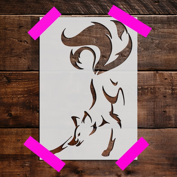 Fox Stencil - Etsy
