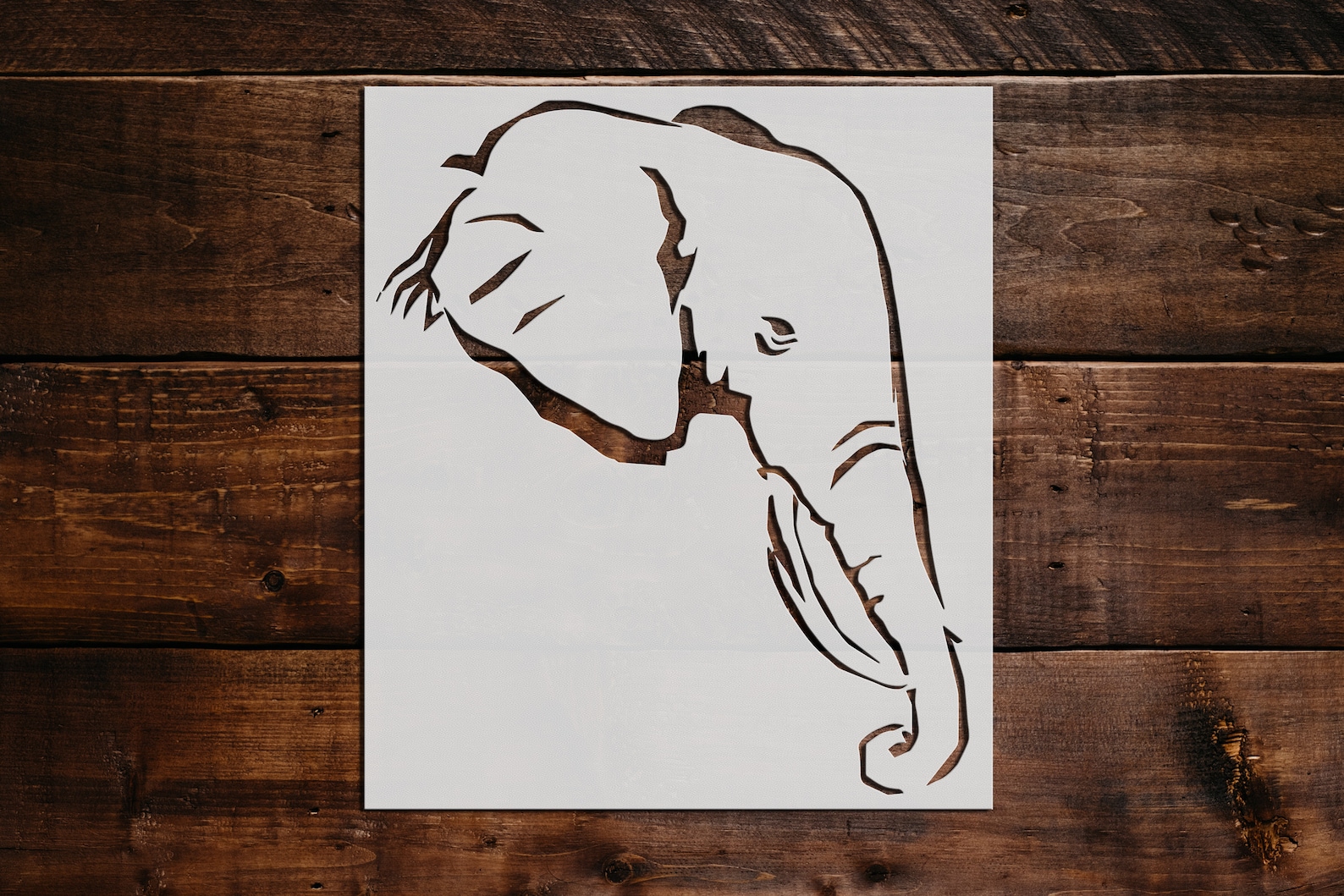 Elephant Stencil Reusable Elephant Stencil Art Stencil - Etsy