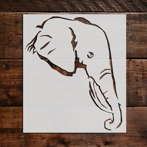 Elephant Stencil - Reusable Elephant Stencil - Art Stencil - DIY Craft ...