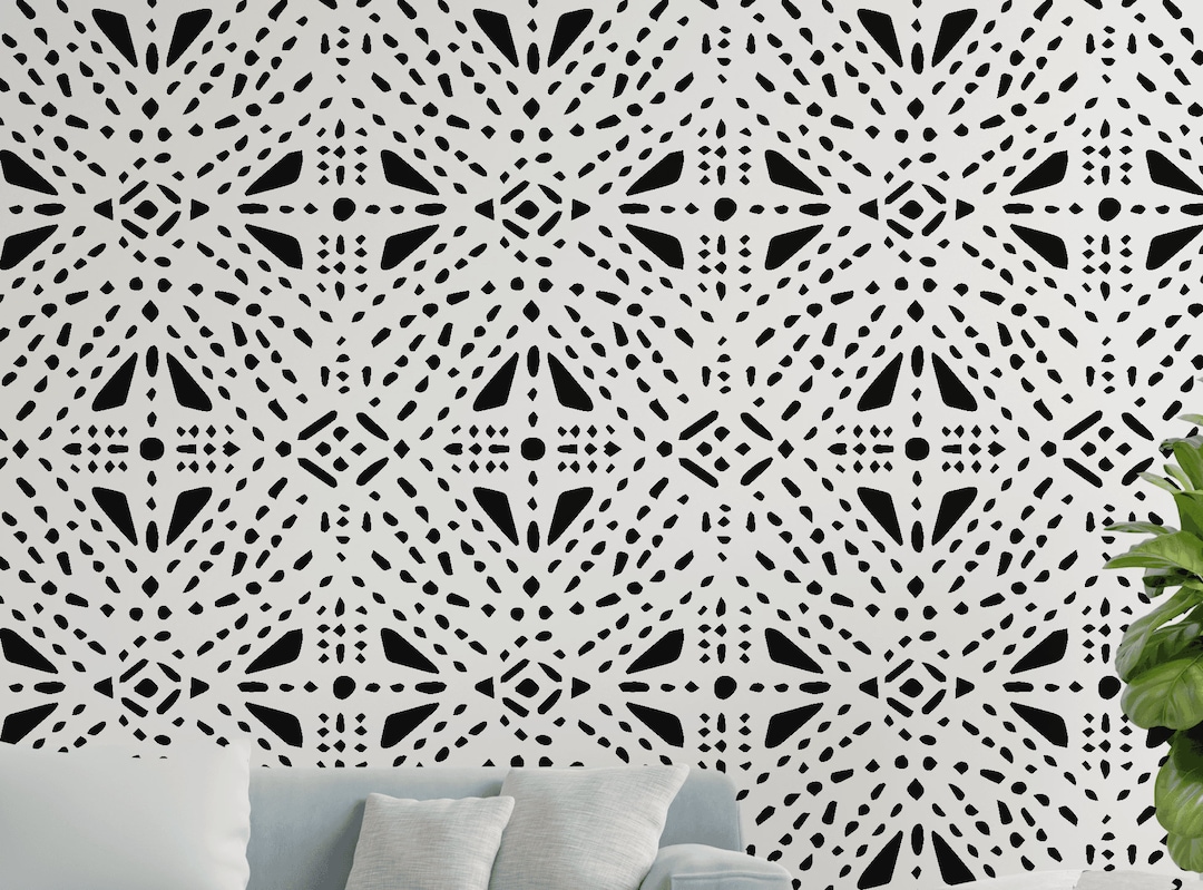 Geometric Stencil, Reusable Geometric Stencil, Art Stencil - DIY Craft ...