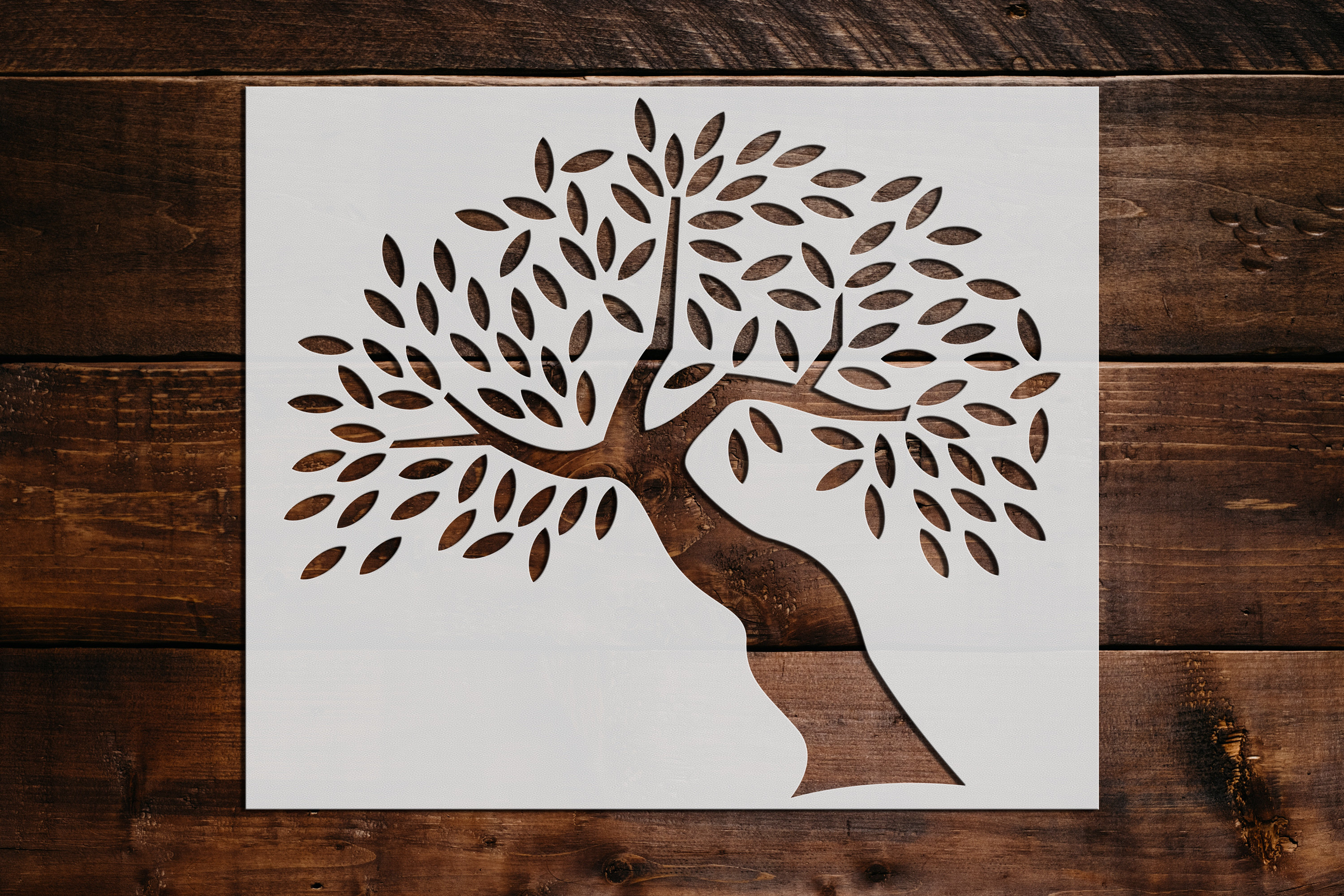 Tree Stencil Reusable Tree Stencil DIY Craft Stencil Large - Etsy