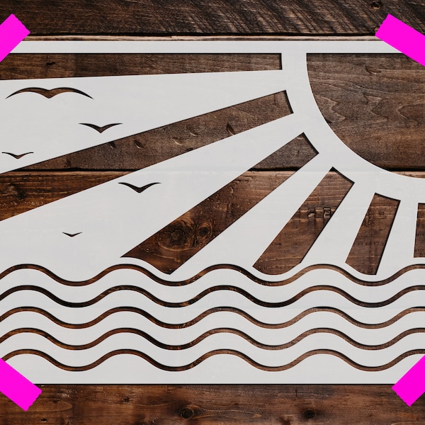 Sun Stencil - Etsy