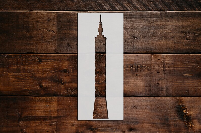 Tall Building Stencil Reusable Tall Building Stencil-diy - Etsy
