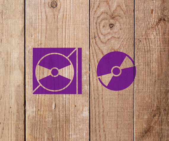 CD Stencil Reusable CD Stencil Art Stencil DIY Craft | Etsy