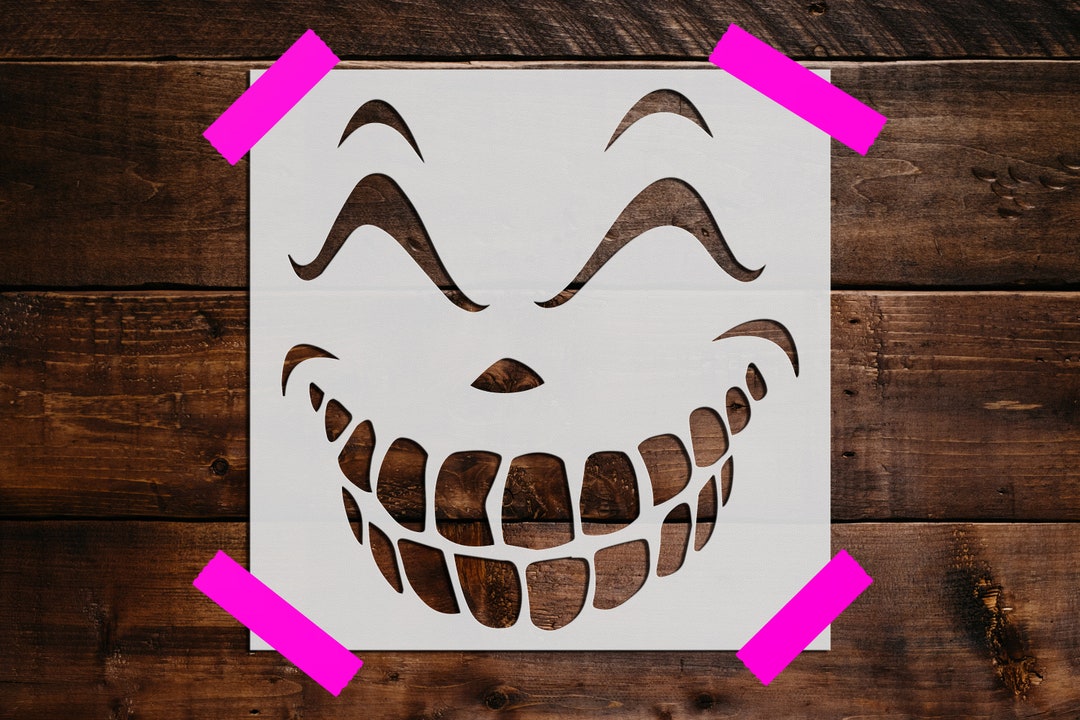 Face Pattern Stencil, Reusable Face Stencil, Art Stencil - DIY Craft ...