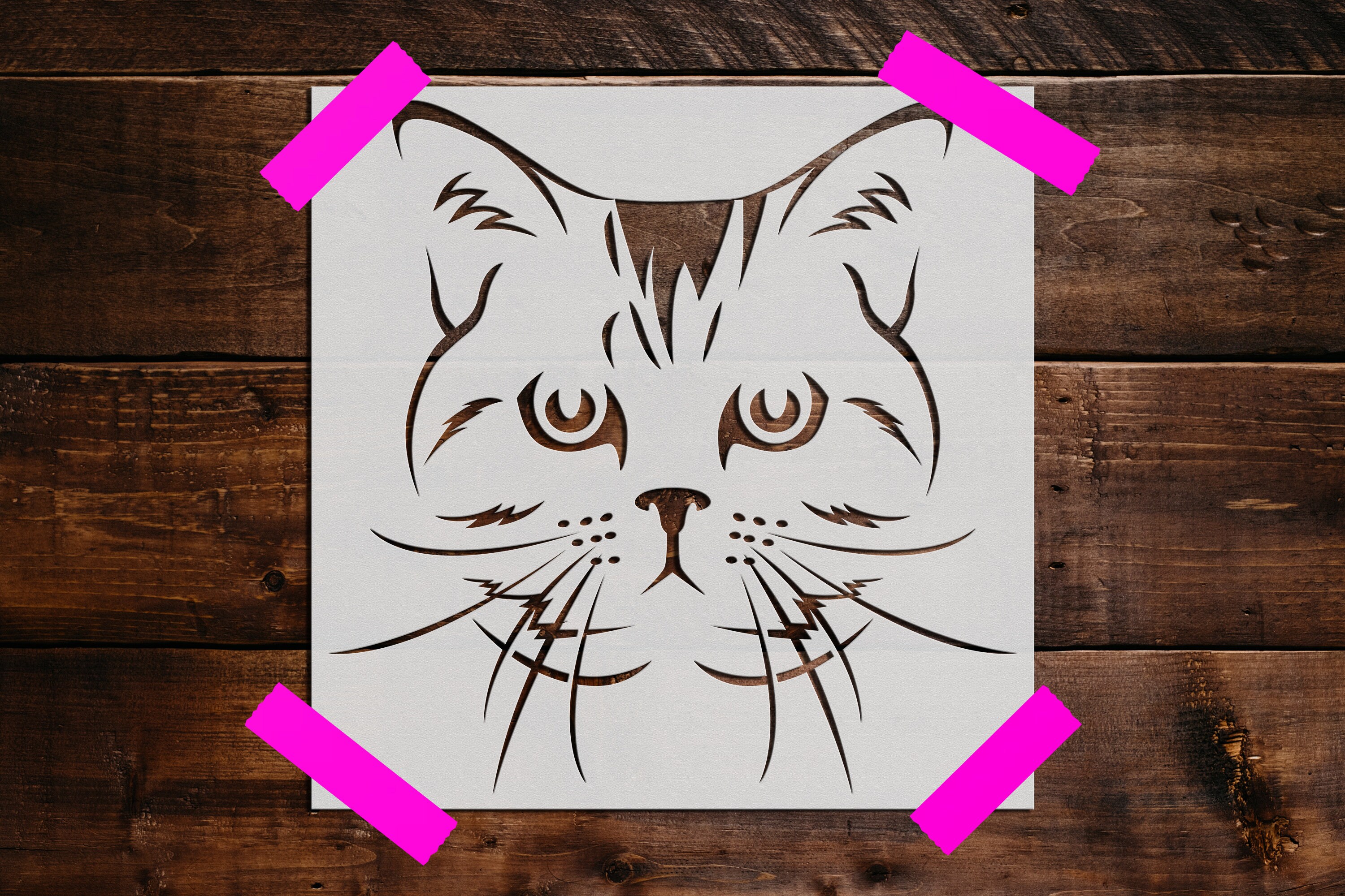 Cat Stencil Reusable Cat Stencil Art Stencil DIY Craft - Etsy