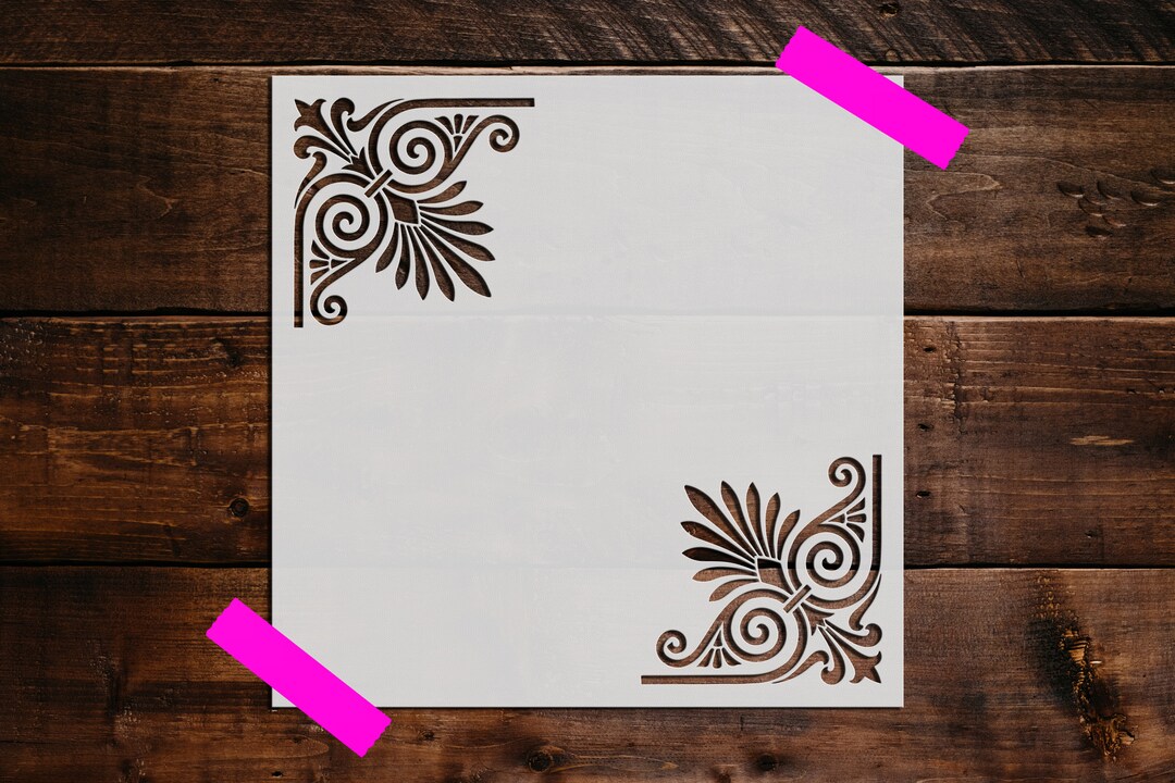 Design Stencil, Reusable Design Stencil, DIY Craft Stencil, Large ...