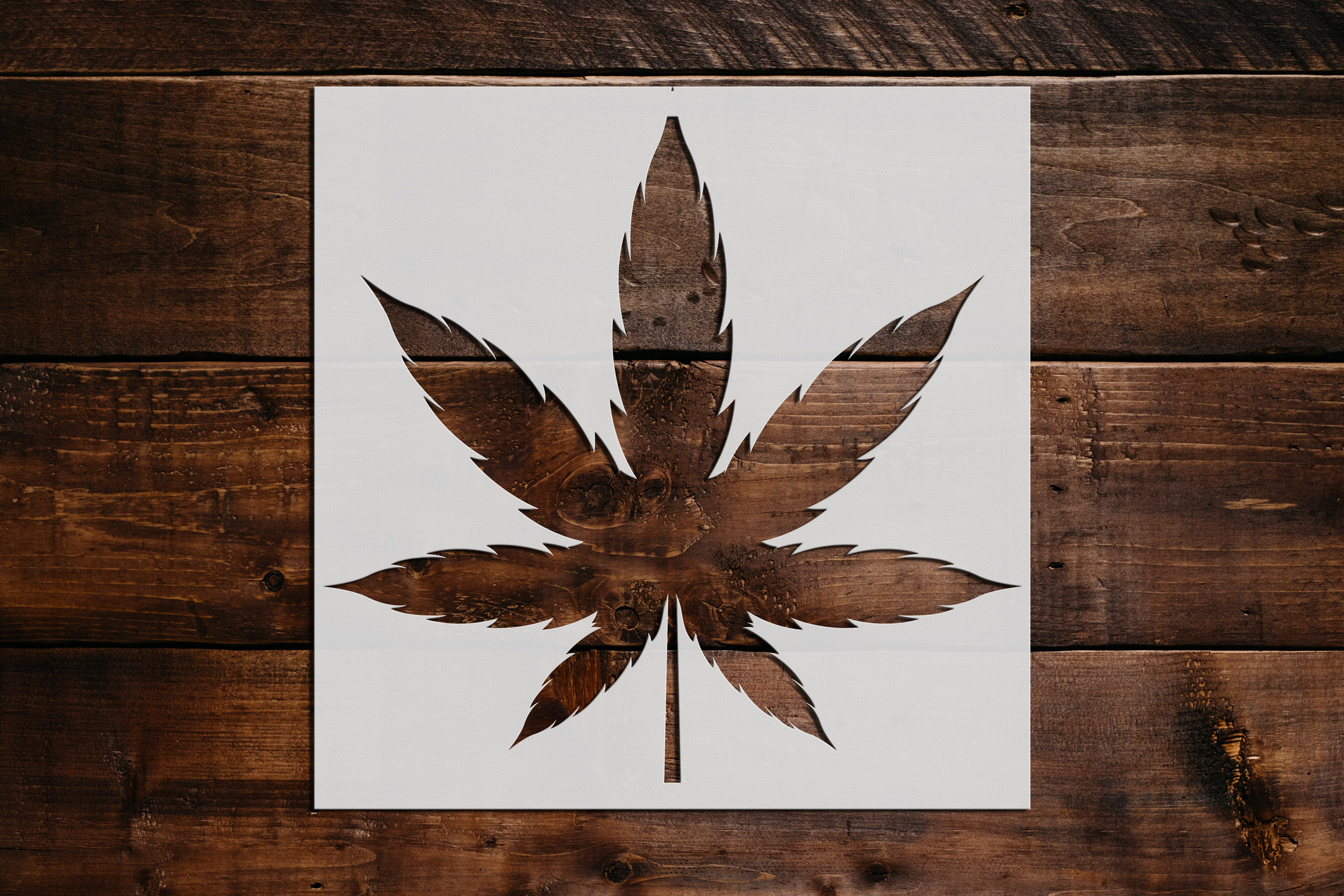 Marijuana Leaf Stencil, Reusable Marijuana Leaf Stencil, Art Stencil, DIY Craft Stencil, Large ...