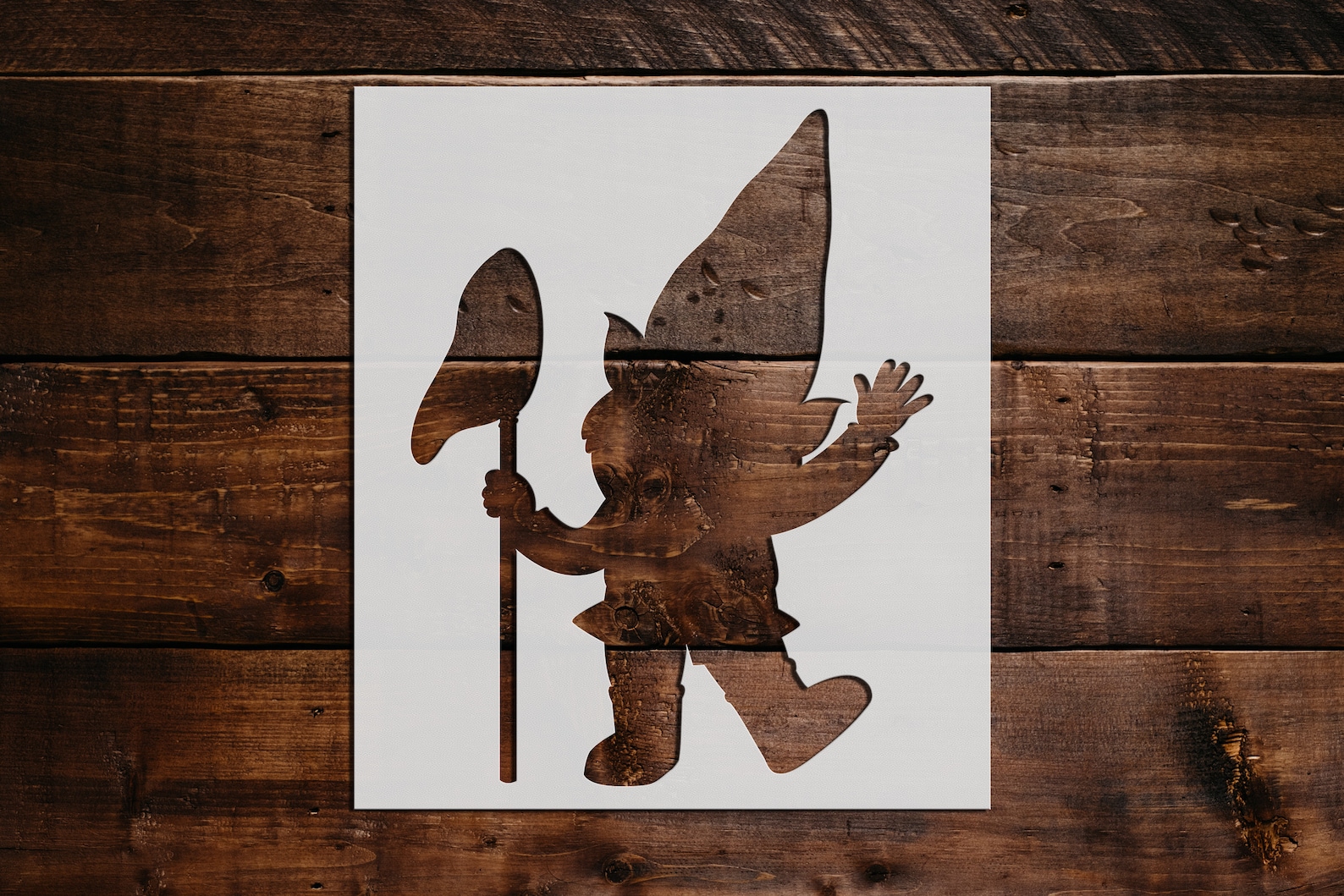 Gnome Stencil Reusable Gnome Stencil Art Stencil DIY Craft - Etsy