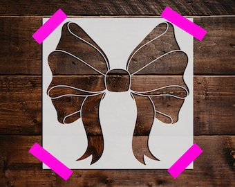 Bow 101 Stencil - Etsy
