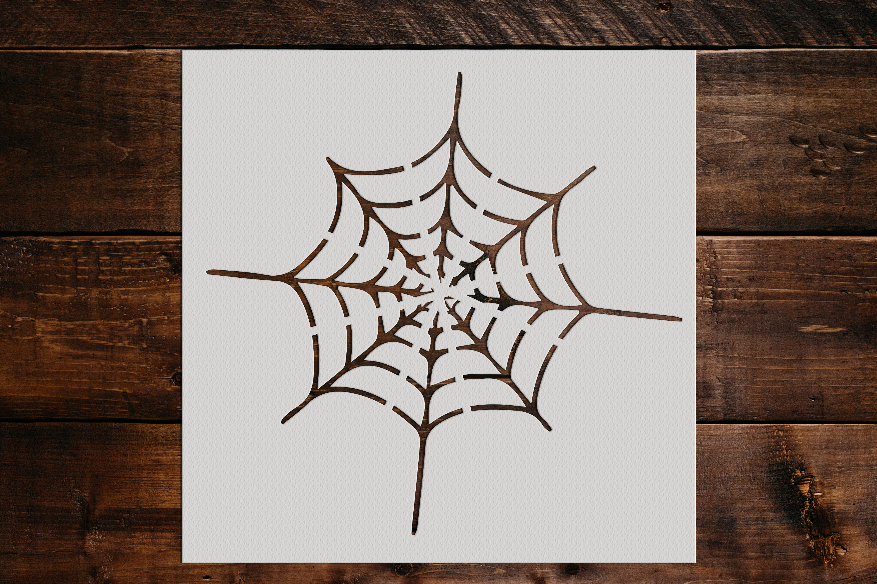 Spider Web Stencil