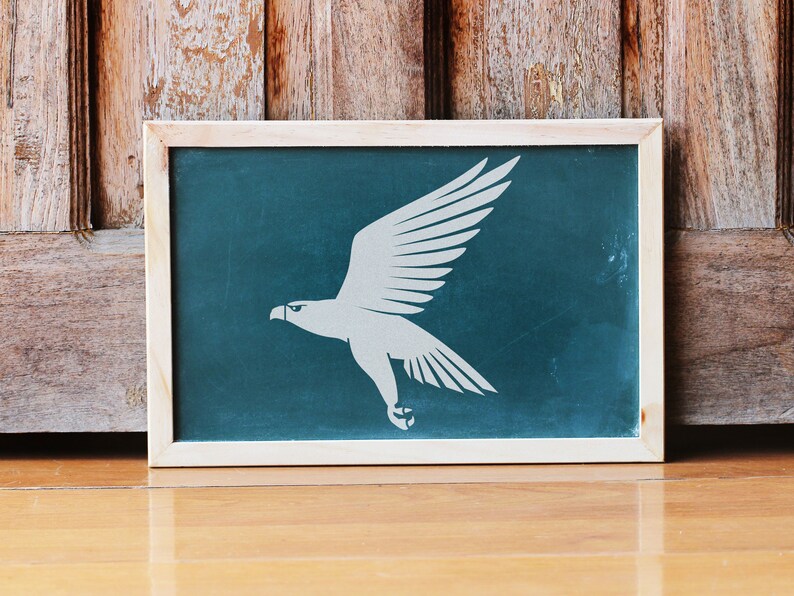 Hawk Stencil, Reusable Hawk Stencil, Art Stencil, DIY Craft Stencil ...