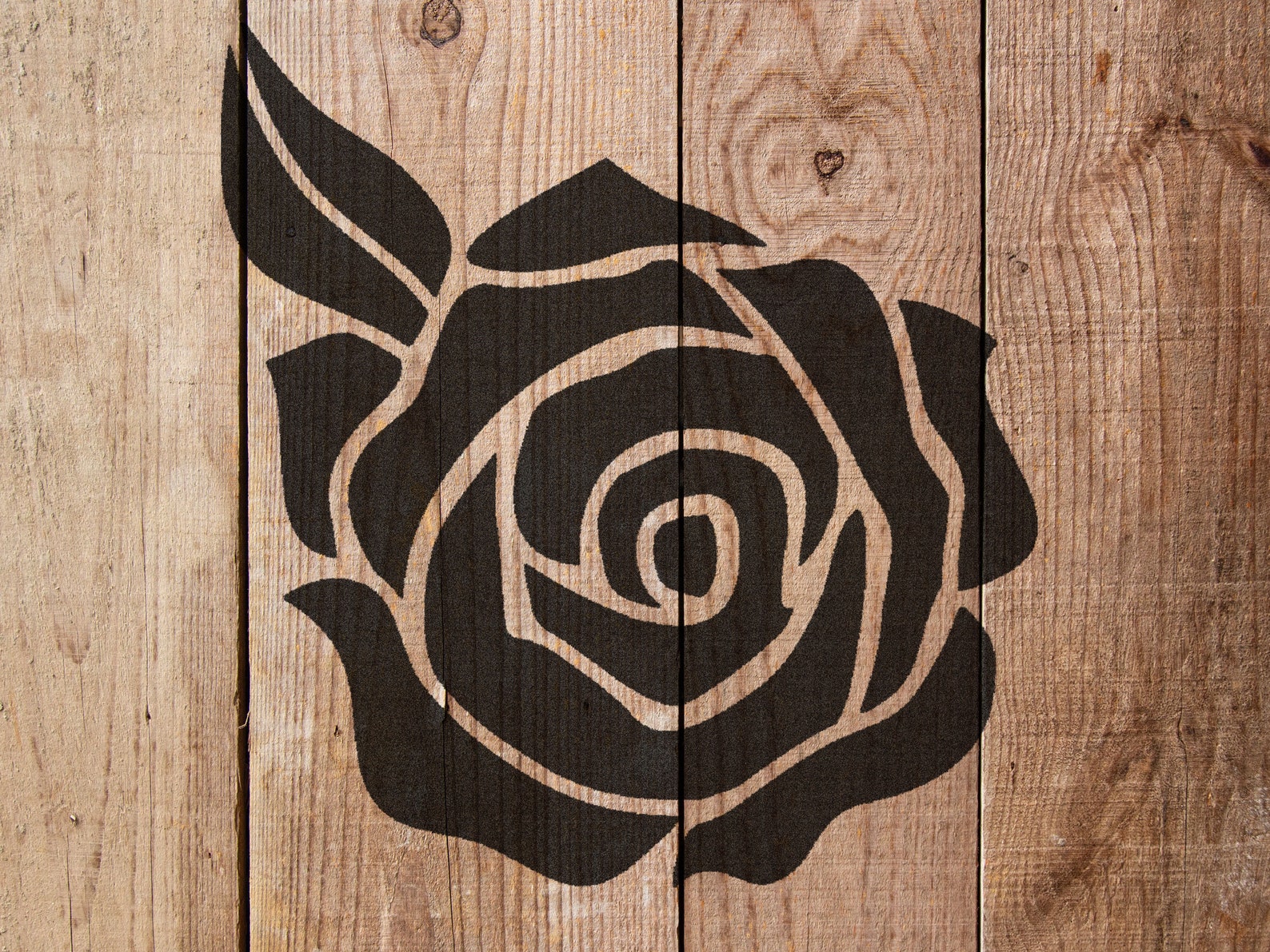 Rose Stencil Reusable Rose Stencil Art Stencil DIY Craft | Etsy