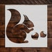 Squirrel Nut Stencil Reusable Squirrel Stencil Art Stencil - Etsy