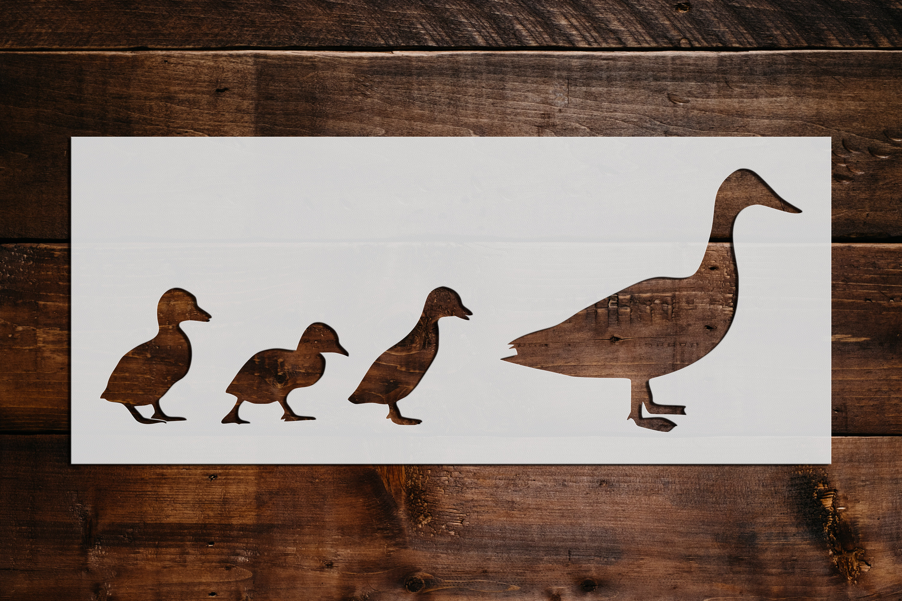 Duck With Hatchlings Stencil - Reusable Duck Stencil -art Stencil -DIY ...