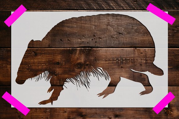Rat Stencil Reusable Tea Rat Stencil Art Stencil DIY Craft | Etsy