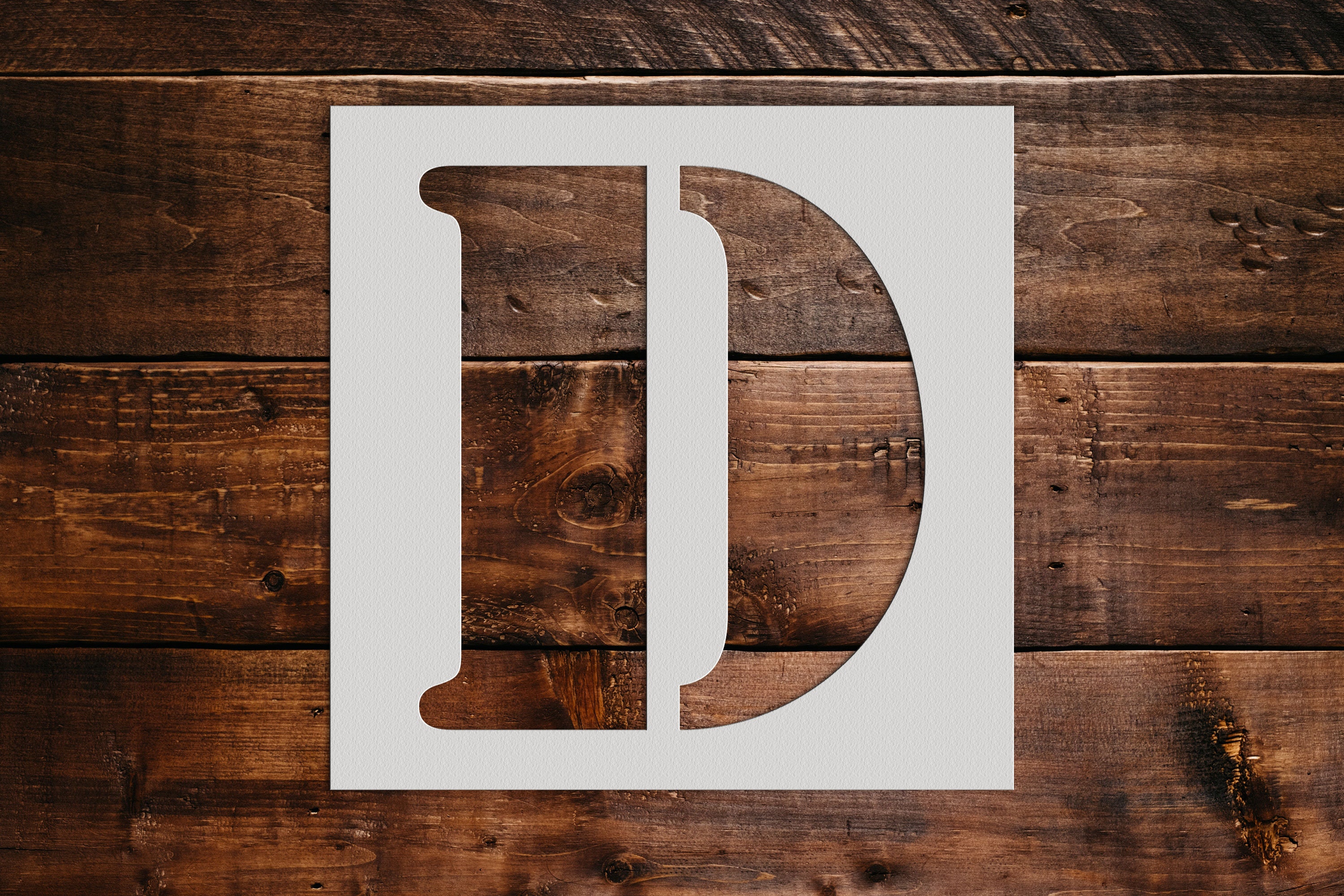 Letter D reusable Stencil Art Stencil Craft Stencil - Etsy