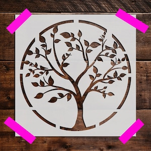 Tree of Life Stencil, Reusable Tree Stencil, Art Stencil, DIY Craft ...
