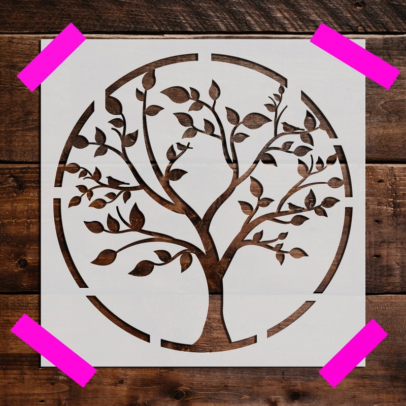 Tree of Life Stencil - Etsy