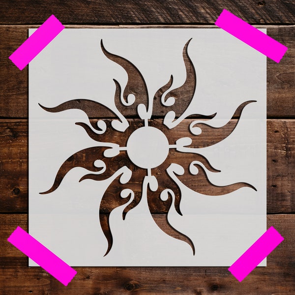 Sun Stencil - Etsy