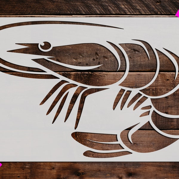 Large Shrimp Stencils - Etsy