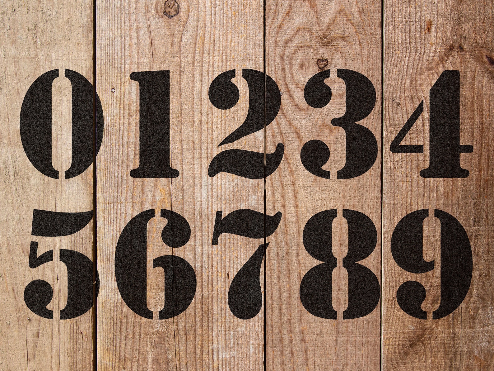 Numbers Stencil Reusable Numbers Stencil Art Stencil DIY - Etsy