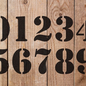 Numbers Stencil, Reusable Numbers Stencil, Art Stencil, DIY Craft ...