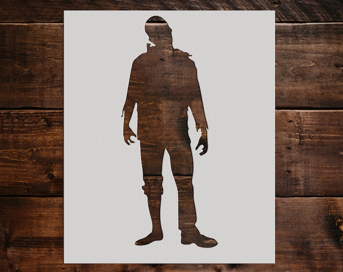 Zombie Stencil Reusable Stencils for Painting Zombie Decor, Zombie ...