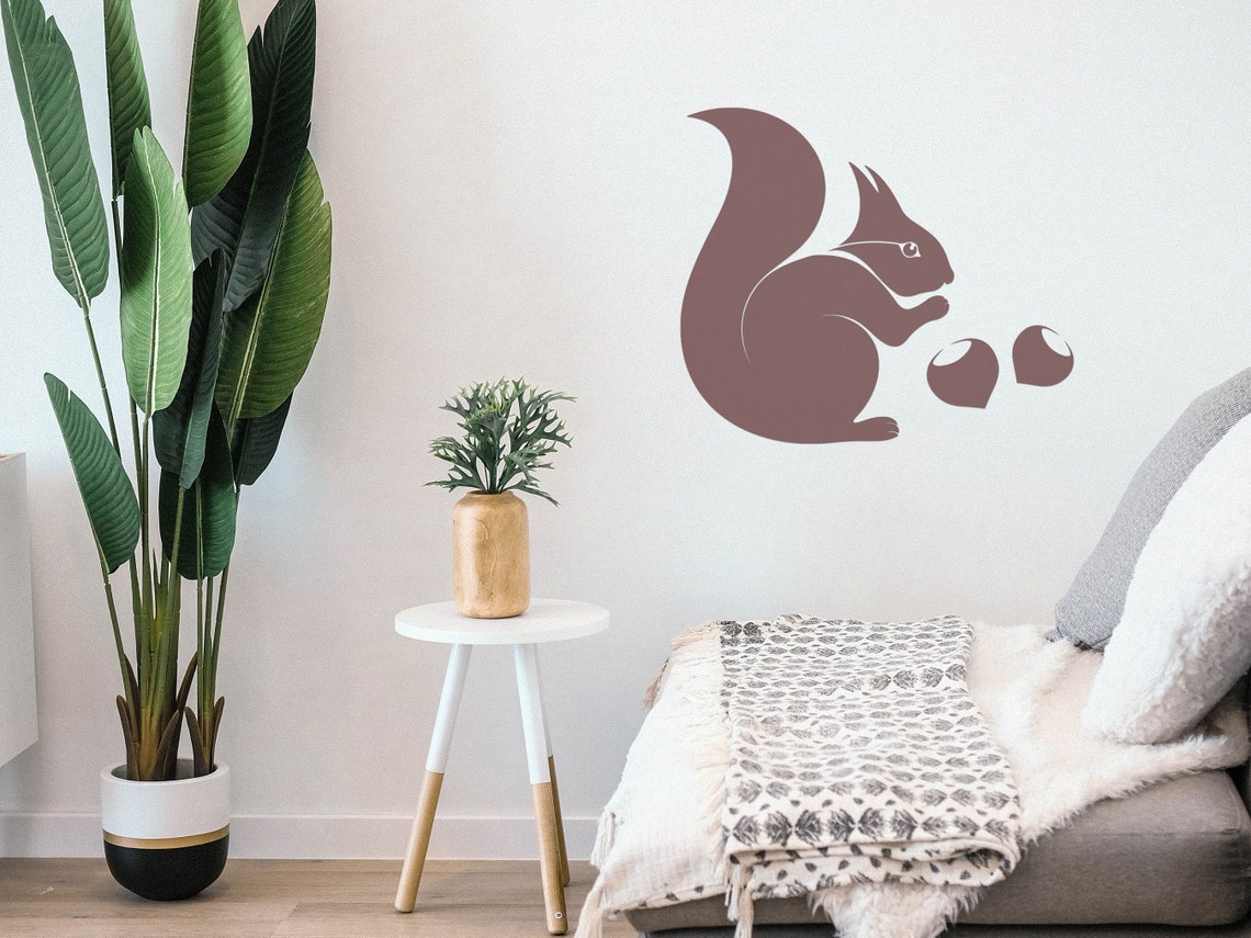 Squirrel Nut Stencil Reusable Squirrel Stencil Art Stencil - Etsy
