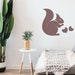 Squirrel Nut Stencil Reusable Squirrel Stencil Art Stencil - Etsy