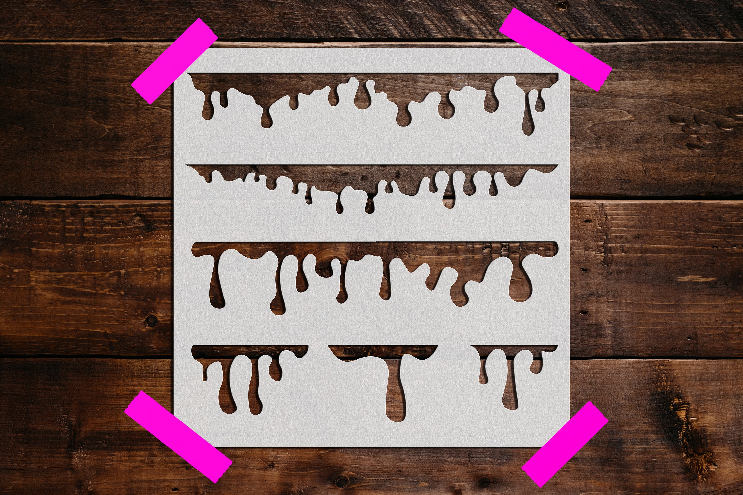 Paint Drip Stencil Reusable Paint Drip Stencil DIY Craft - Etsy UK