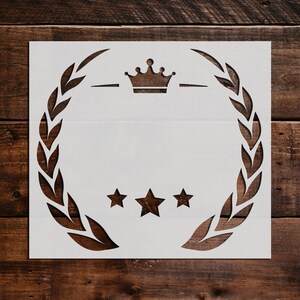 Circle Branch Design Stencil, Reusable Circle Branch Design Stencil ...