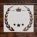 Circle Branch Design Stencil, Reusable Circle Branch Design Stencil ...