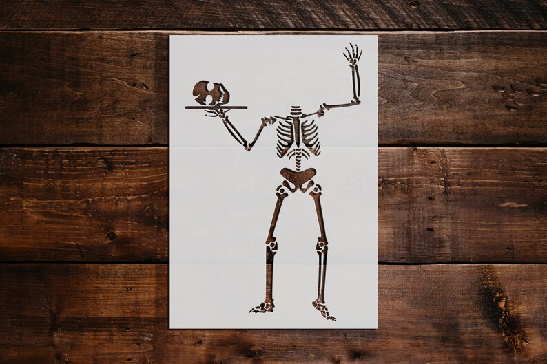 Skelton Stencil Reusable Skelton Stencil DIY Craft - Etsy