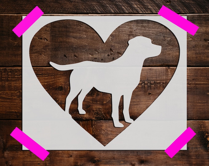 Dog Stencil Reusable Dog Stencil DIY Craft Stencil - Etsy